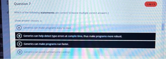 Solved Which one is the correct output of the following | Chegg.com