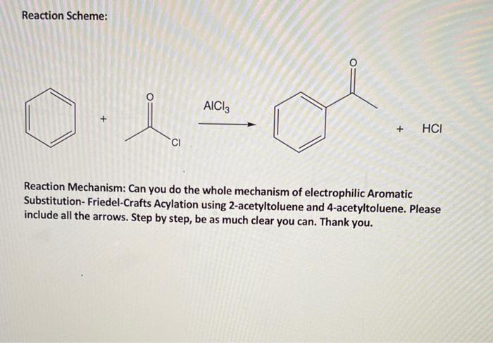 Solved Reaction Scheme: Reaction Mechanism: Can you do the | Chegg.com