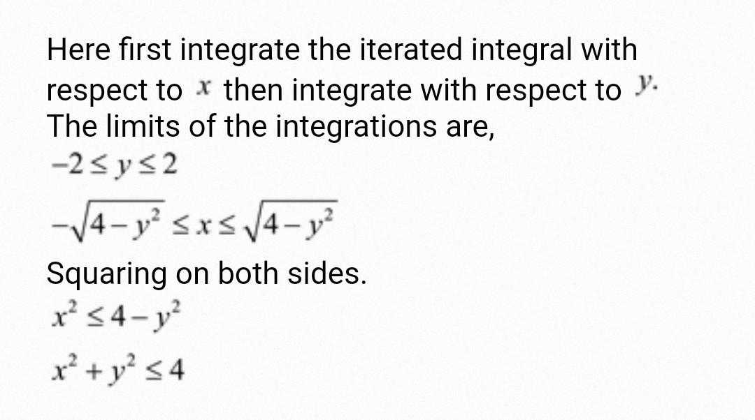 Solved Can someone explain how squaring on both sides happen | Chegg.com