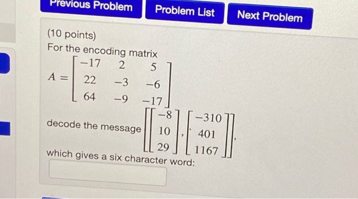 Solved (30 points) For each section, find the matrix X | Chegg.com