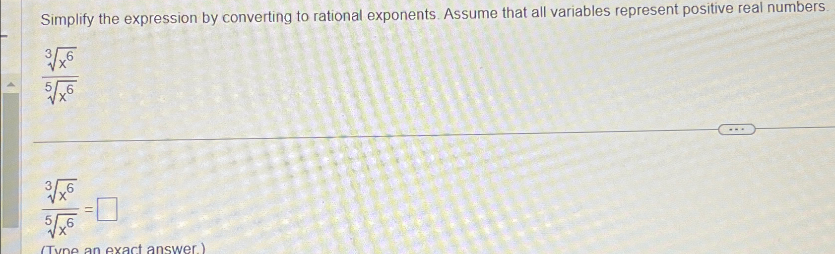 Solved Simplify the expression by converting to rational | Chegg.com
