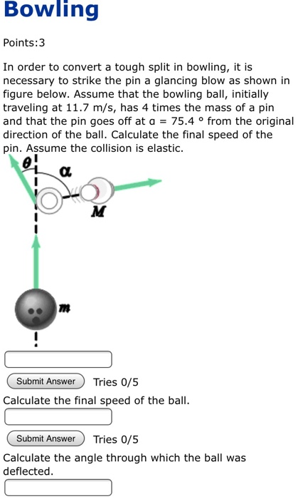 Solved Bowling Points: 3 In order to convert a tough spit in | Chegg.com