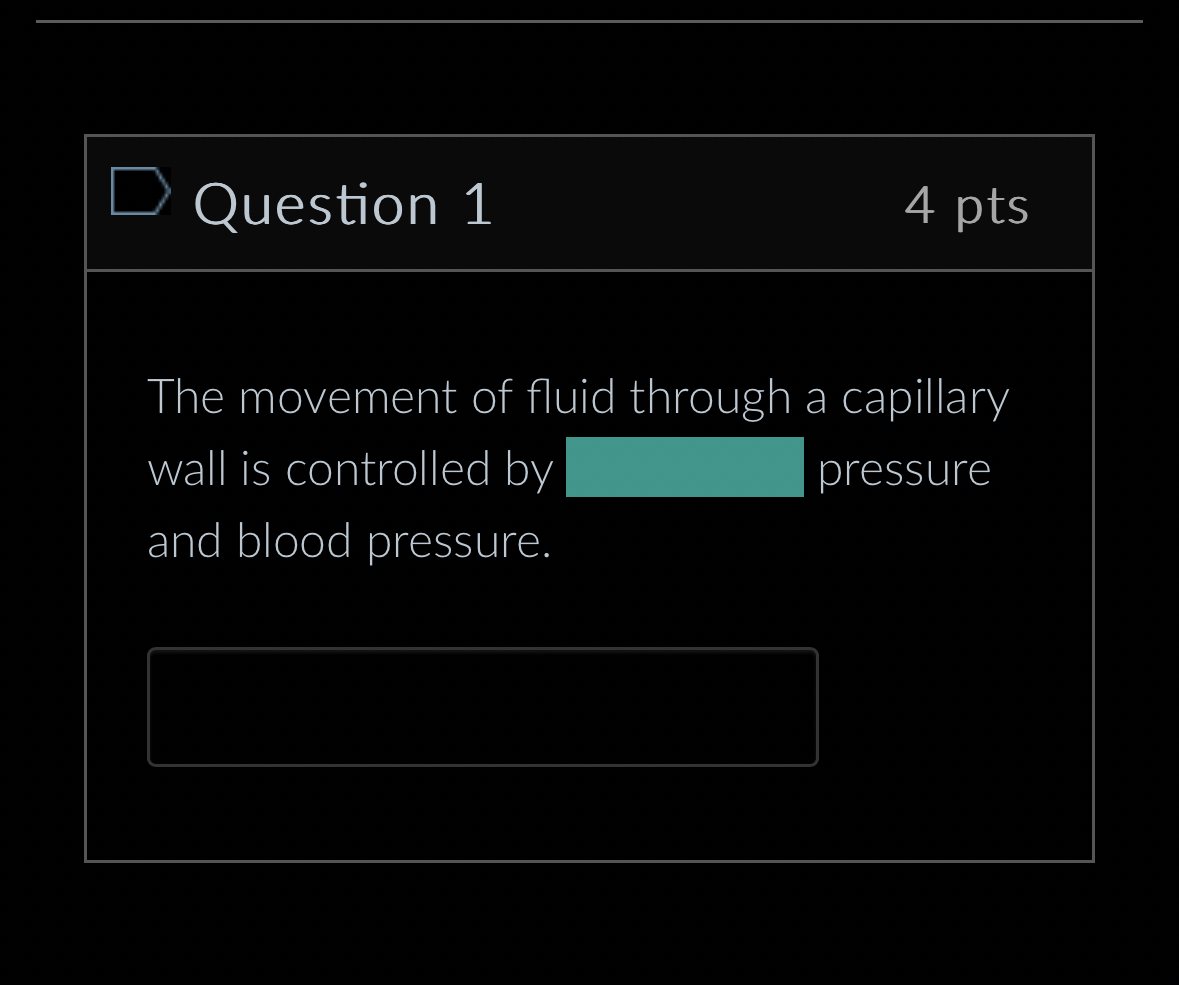 Solved Question 14 ﻿ptsThe movement of fluid through a | Chegg.com