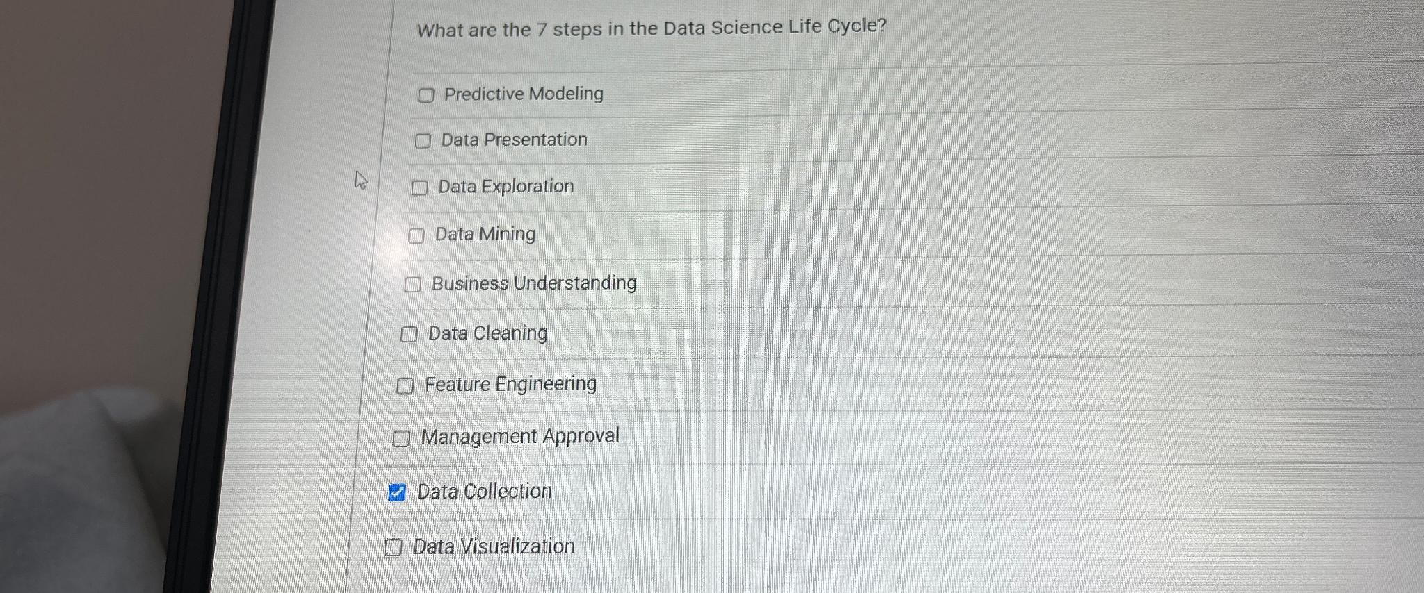 Solved What Are The 7 ﻿steps In The Data Science Life 0252