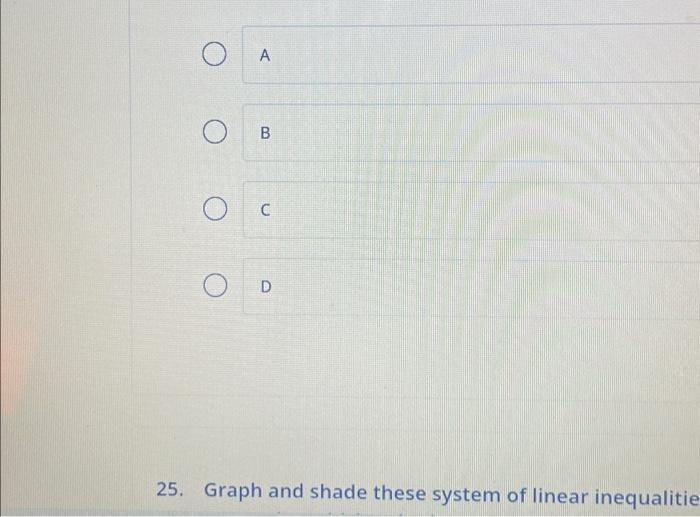 Solved 24. Graph and shade these system of linear | Chegg.com