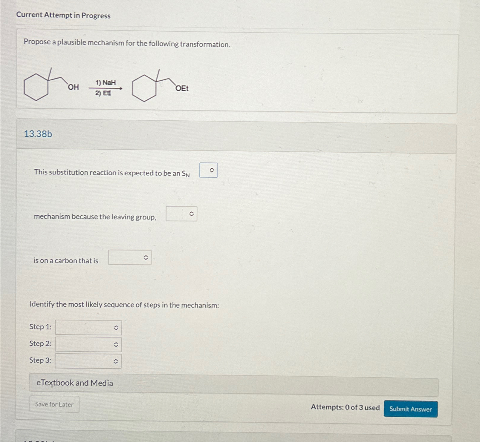 Solved Current Attempt in Progress\\nPropose a plausible | Chegg.com