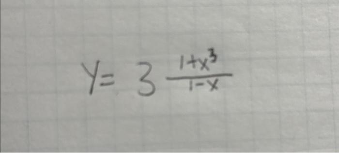 y=31−x1+x3 | Chegg.com