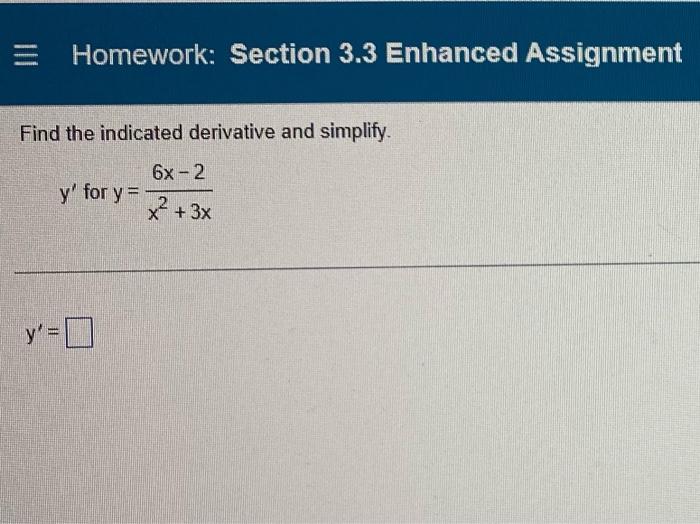 Solved Homework Section 3 3 Enhanced Assignment Find The