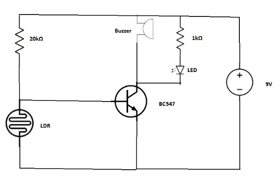 Solved this circuit is a light detector circuit using Light | Chegg.com
