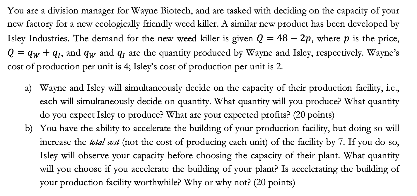 Solved The answer to part A is Qw=12 ﻿and Qi = 16 ﻿and | Chegg.com