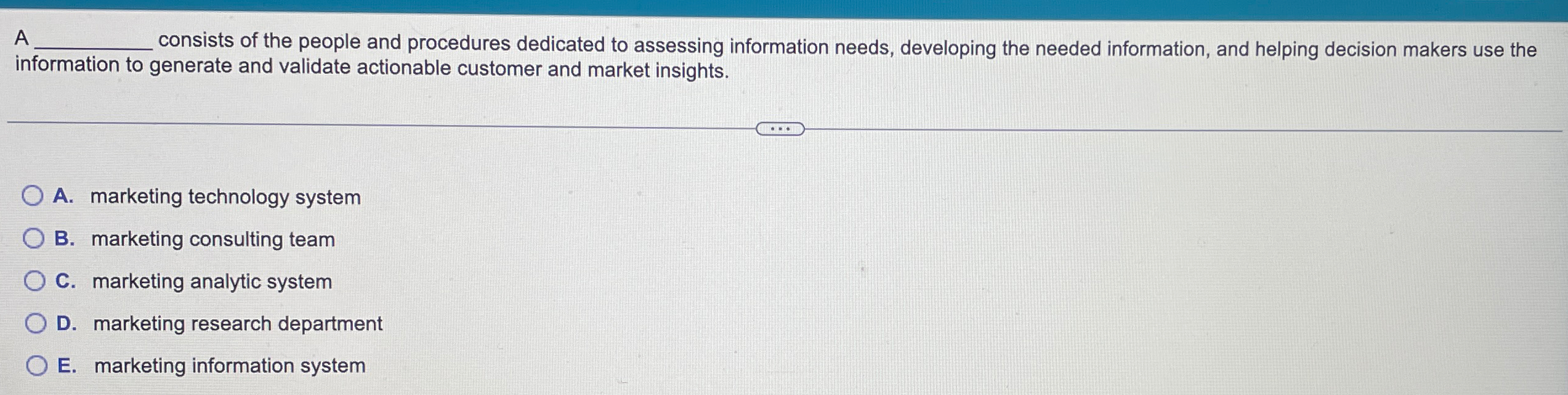 Solved What consists of the people and procedures dedicated | Chegg.com