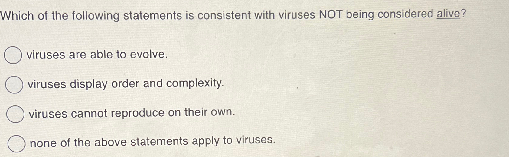 Solved Which of the following statements is consistent with | Chegg.com