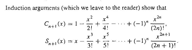 Solved Induction arguments (which we leave to the reader) | Chegg.com