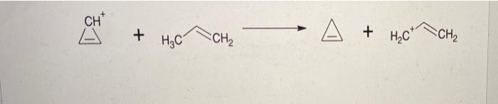 Solved CH + - A+ + HC) CH₂ HC CH2 | Chegg.com