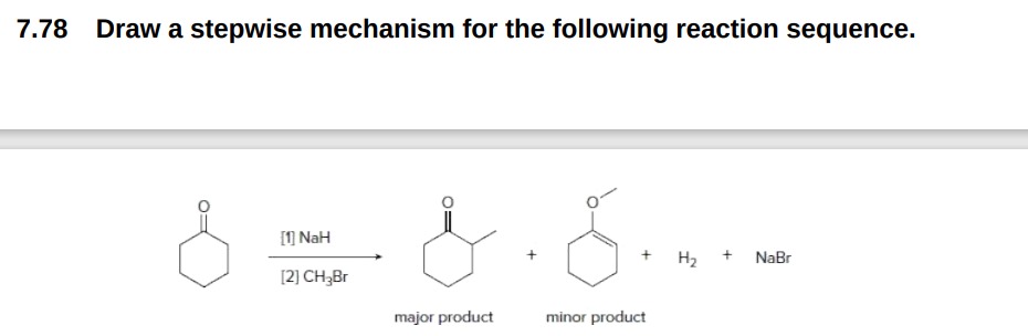 Solved 7.78 ﻿Draw a stepwise mechanism for the following | Chegg.com