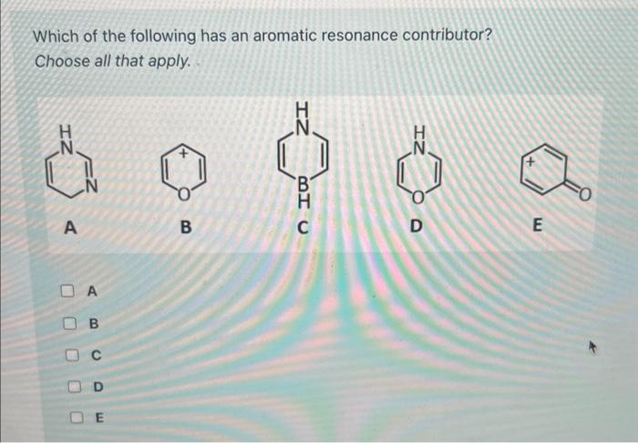 Solved Which of the following are either anti-aromatic or | Chegg.com