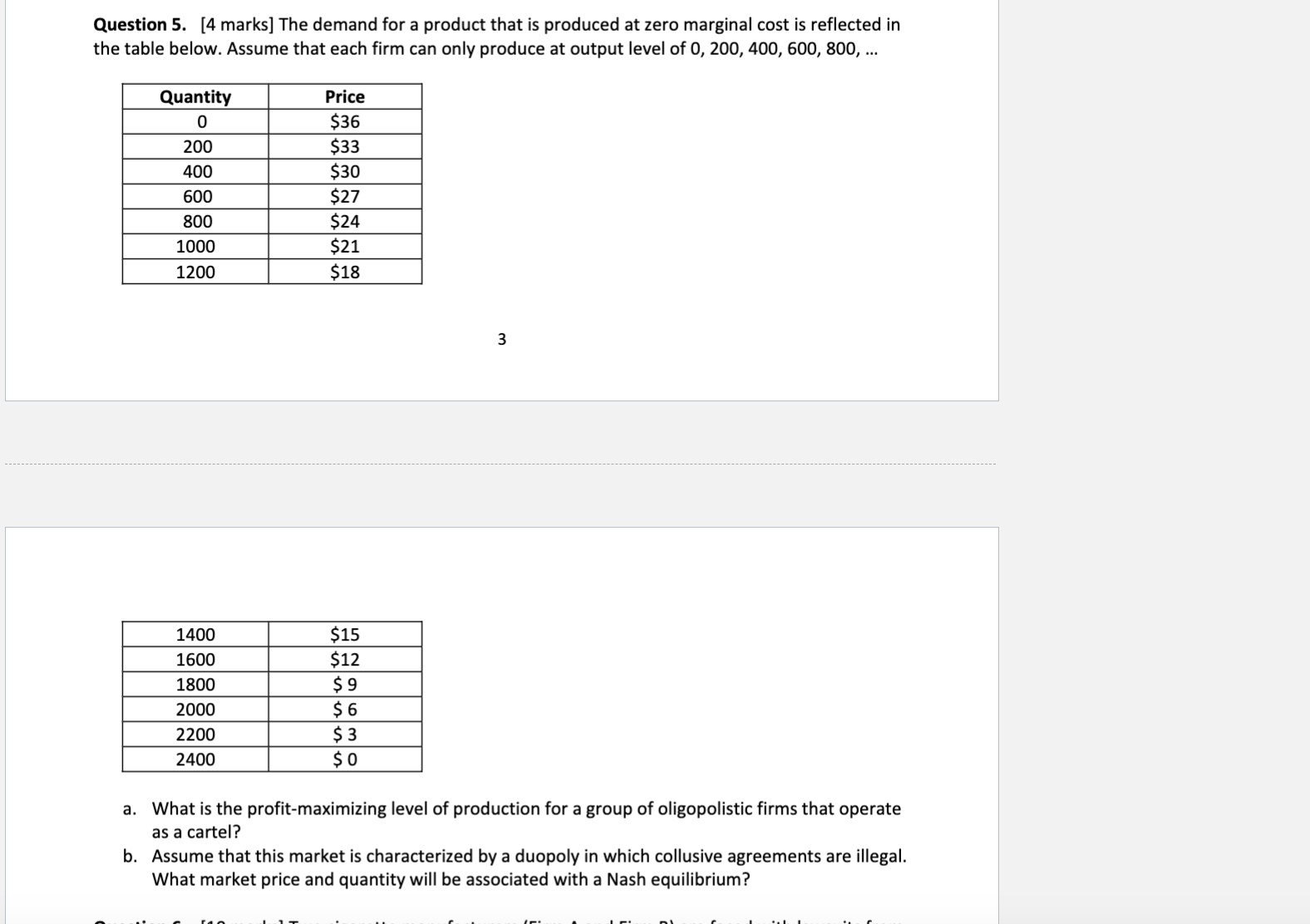 Solved Question 5 4 ﻿marks ﻿the Demand For A Product That 