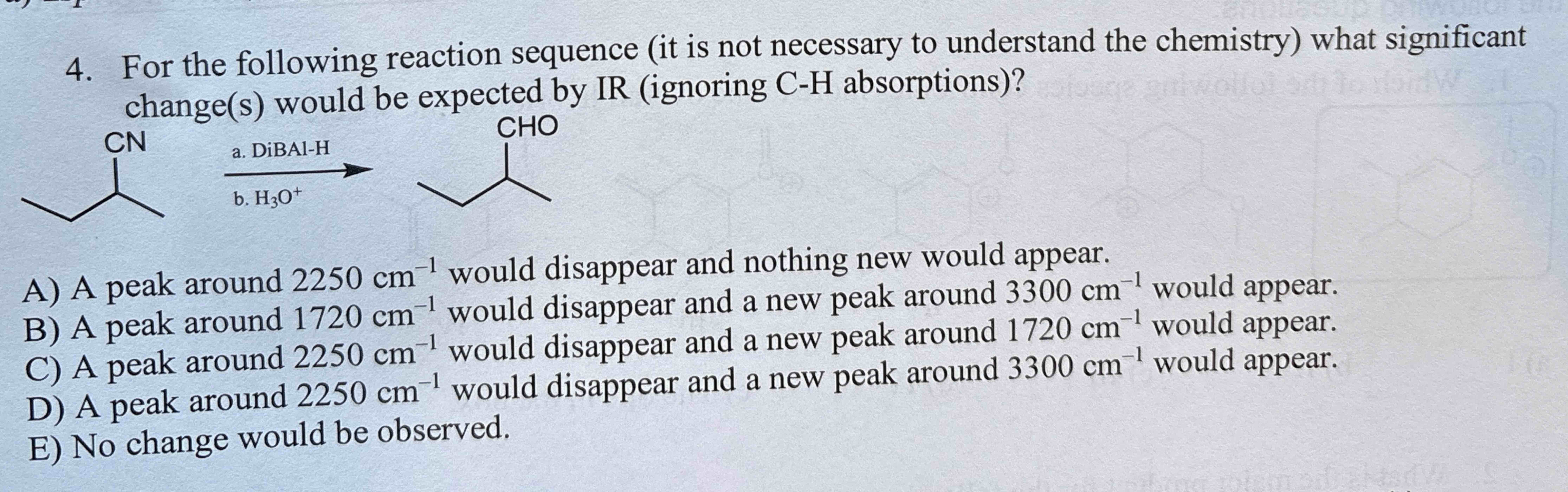 Solved For the following reaction sequence (it is ﻿not | Chegg.com