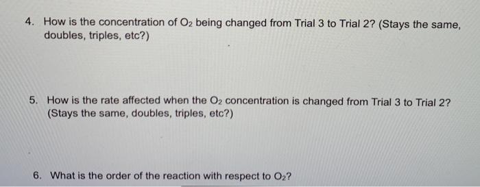 Solved Lab Report Experiment 11: Chemical Kinetics Data | Chegg.com