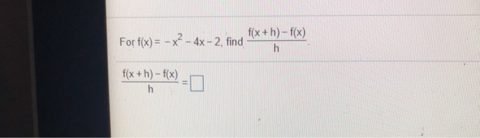 Solved A function g is given by g(x) = x2 - 8. g(x+h)-g(x) | Chegg.com