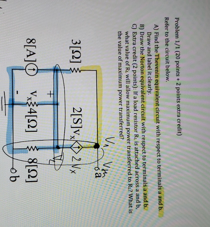 Solved Problem 1/1 (20 ﻿points +2 ﻿points extra credit)Refer | Chegg.com