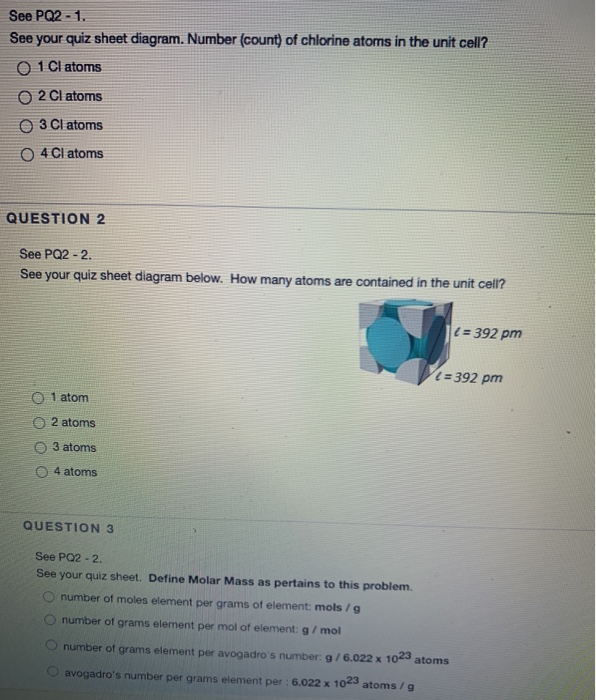 See PQ2 - 1. See your quiz sheet diagram. | Chegg.com