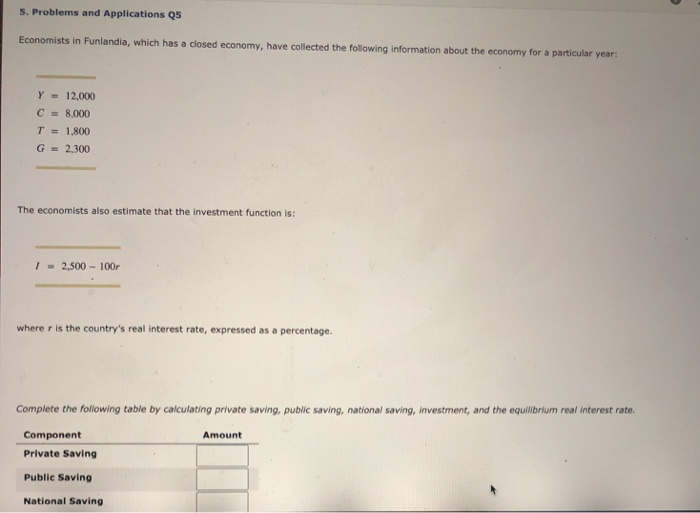 Solved 5. Problems and Applications Q5 Economists in | Chegg.com