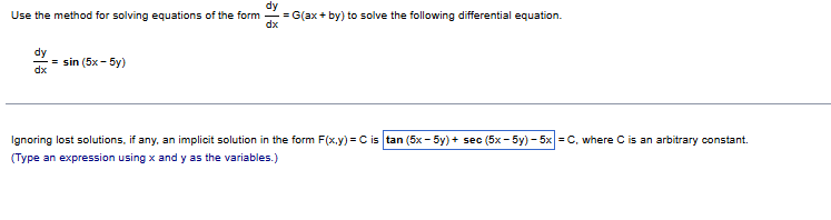 Solved Use the method for solving equations of ﻿the form | Chegg.com