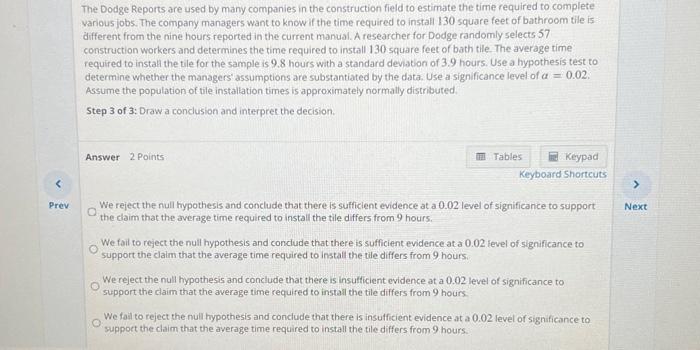 Solved The Dodge Reports are used by many companies in the | Chegg.com