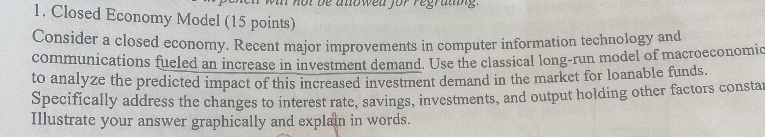 Solved Closed Economy Model (15 ﻿points)Consider a closed | Chegg.com