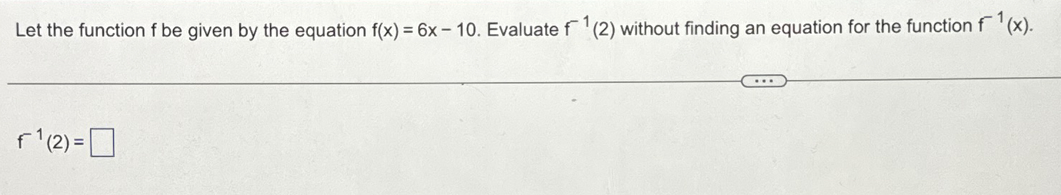 Solved Let the function f ﻿be given by the equation | Chegg.com