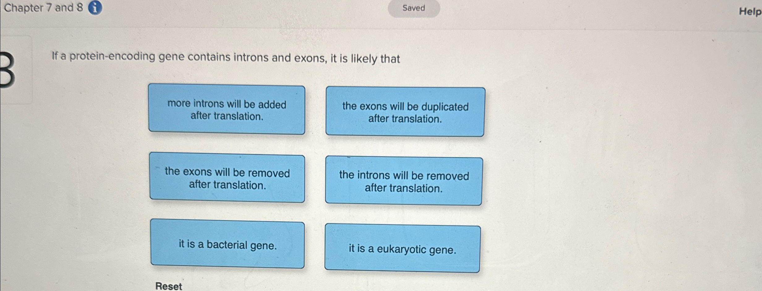 Solved Chapter 7 ﻿and 8HelpIf a protein-encoding gene | Chegg.com