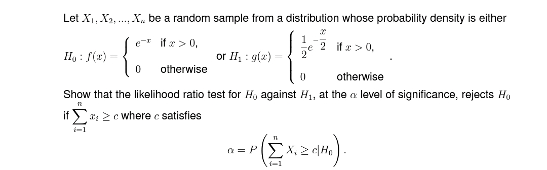 Solved Let x1,x2,dots,xn ﻿be a random sample from a | Chegg.com