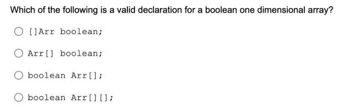 Solved Which of the following is a valid declaration for a | Chegg.com Solved Which of the following is a valid declaration for a | Chegg.com