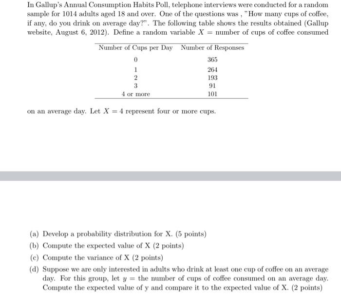 Solved In Gallup's Annual Consumption Habits Poll, telephone | Chegg.com
