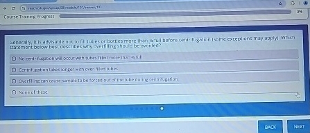 Solved Course Traniqy frogressGenerally, it is advisable not | Chegg.com