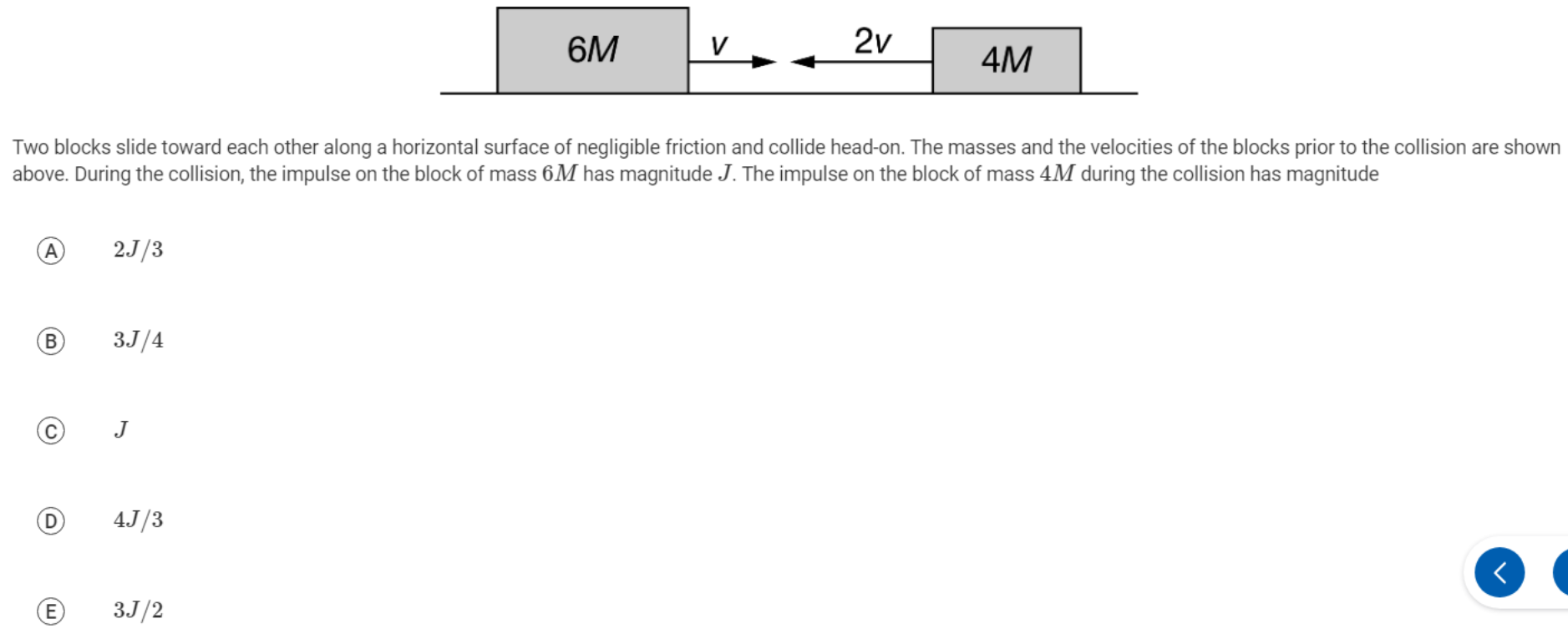 Solved Two blocks slide toward each other along a horizontal | Chegg.com