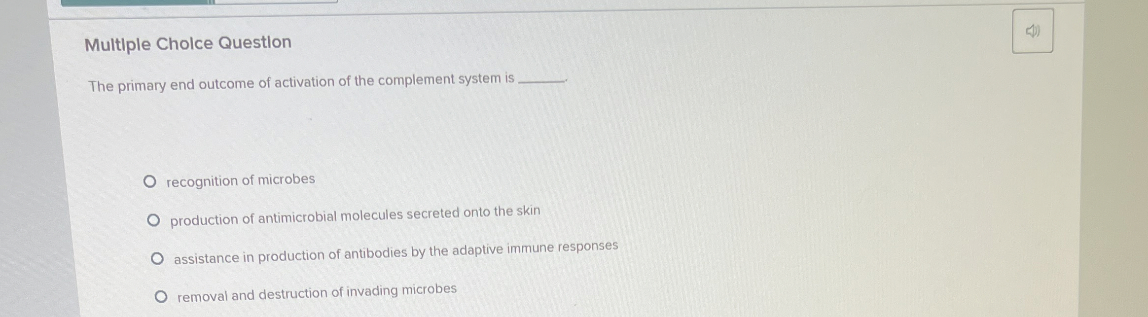 Solved Multiple Cholce QuestionThe primary end outcome of | Chegg.com