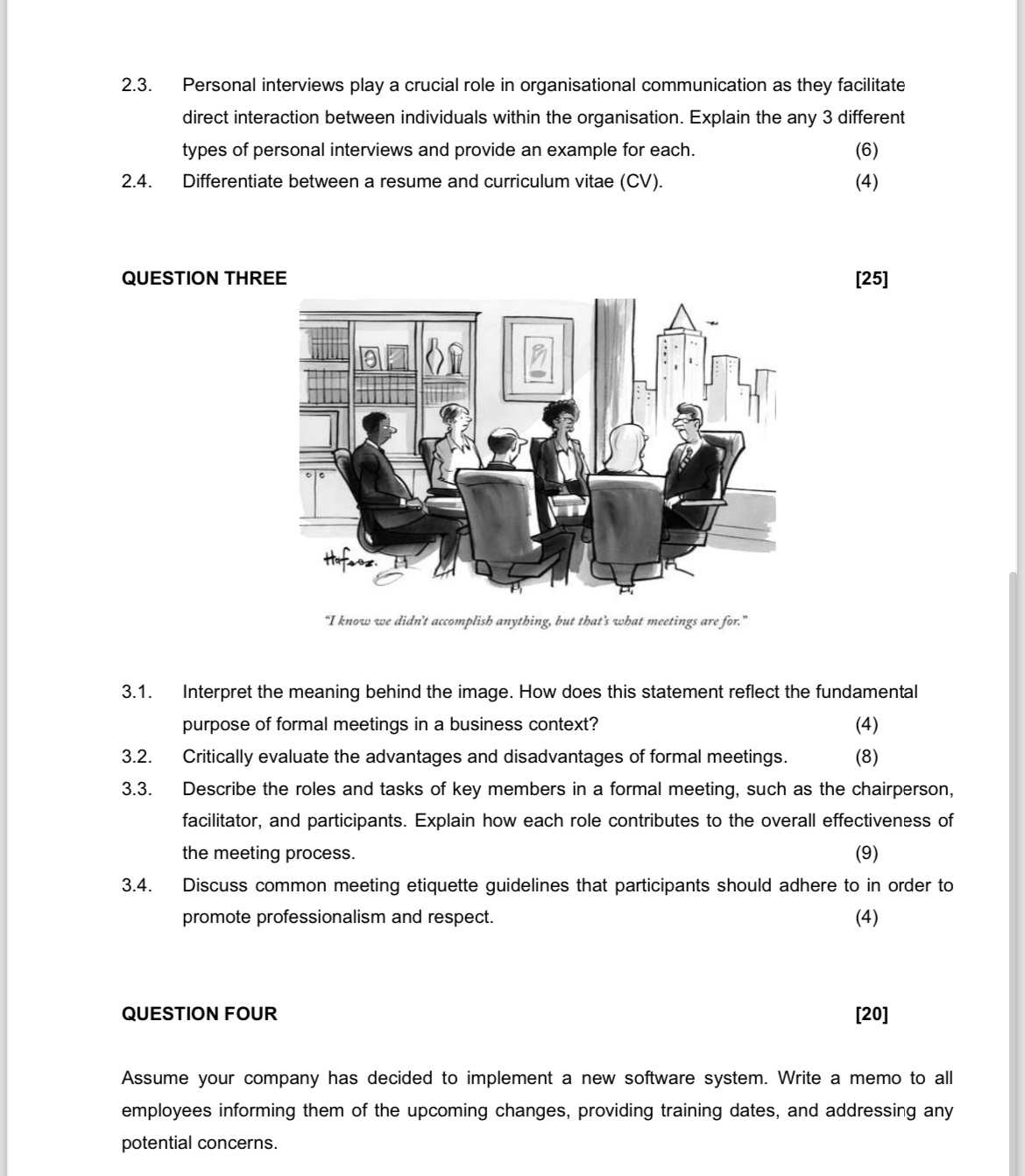 2.3. ﻿Personal interviews play a crucial role in | Chegg.com