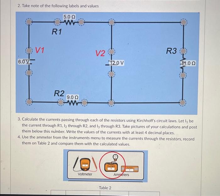 Solved 2. Take note of the following labels and values 3. | Chegg.com