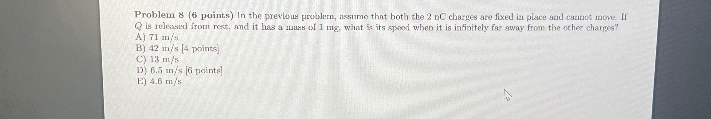 Problem 8 (6 ﻿points) ﻿In the previous problem, | Chegg.com