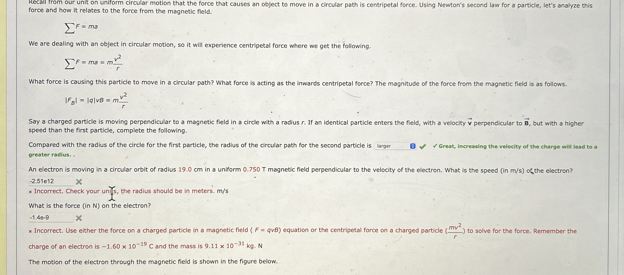 Solved Recall from our unit on uniform circular motion that | Chegg.com