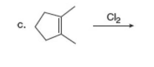 Solved Cl2 C. Cl2 UT e. H2O H20 H2SO4 | Chegg.com