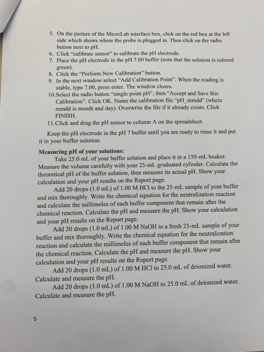 Solved Buffer Solutions Introduction: Buffer solutions | Chegg.com