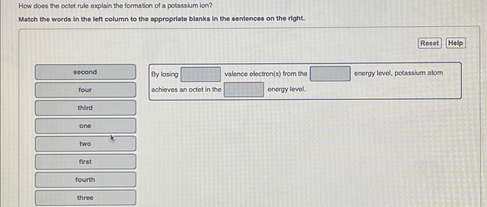 Solved How does the octet rule explain the formation of a | Chegg.com