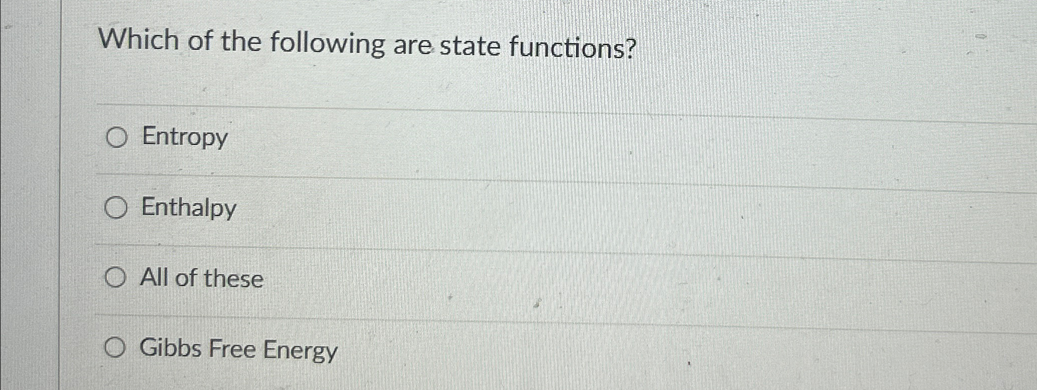 Solved Which of the following are state | Chegg.com