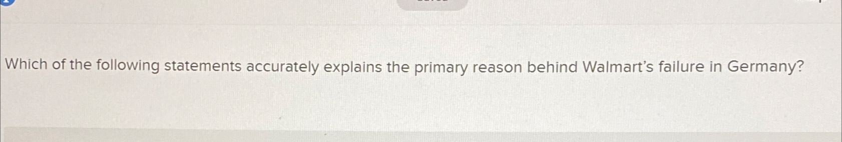 Solved Which of the following statements accurately explains | Chegg.com