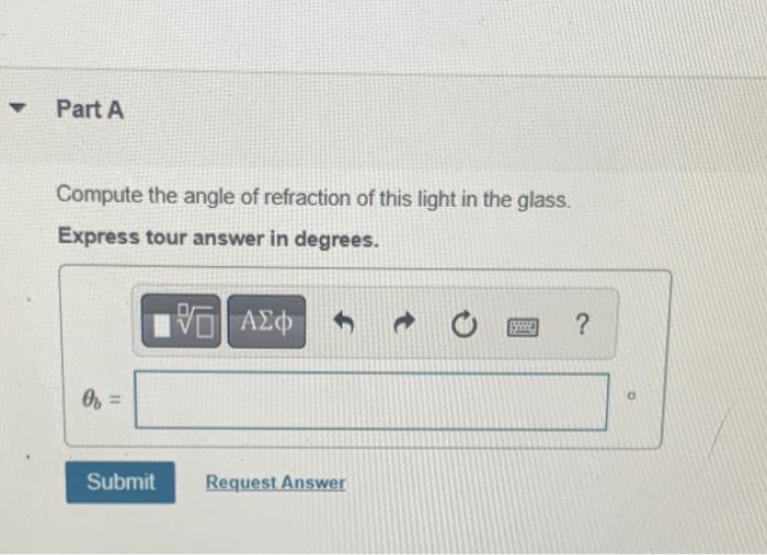 Solved A glass plate having parallel faces and a refractive | Chegg.com