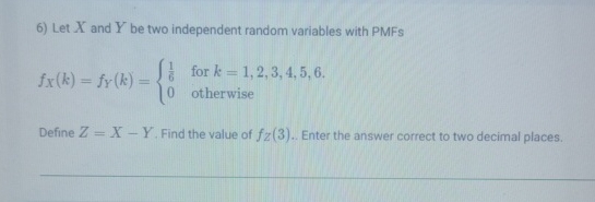 Solved Let x ﻿and Y ﻿be two independent random variables | Chegg.com