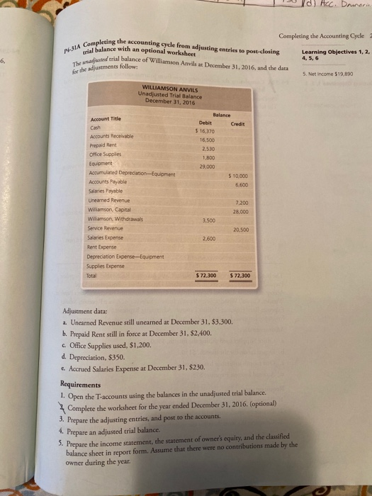 Solved 10d) Hec. Donerin Completing the Accounting Cycle 3 A | Chegg.com